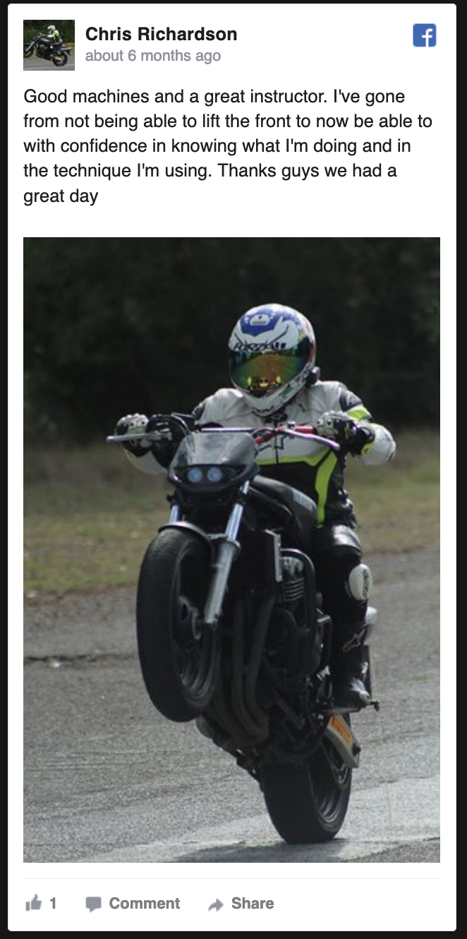 I want to wheelie – The UK's most established wheelie school